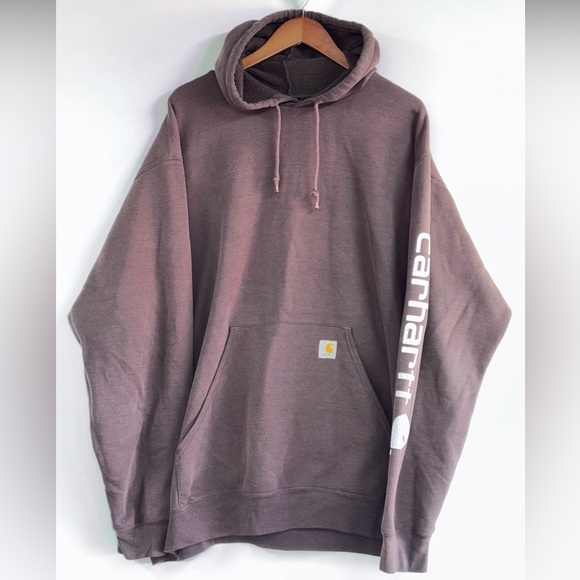 Carhartt | Sweaters | Carhartt Mens Xxl Original Fit Brown Hoodie ...